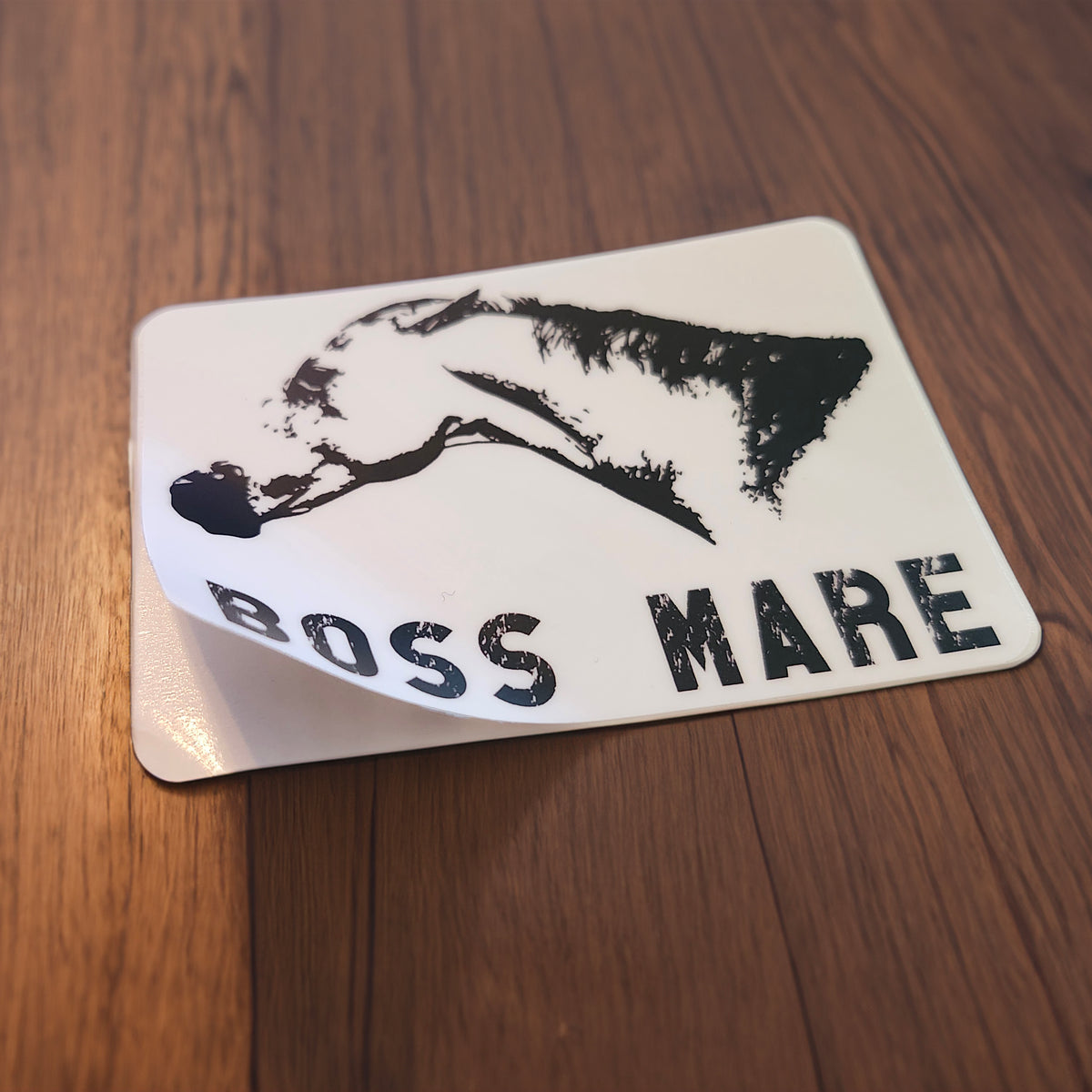 Boss Mare Matte Vinyl Sticker | Equestrian Creations
