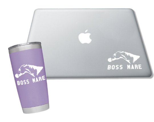 Boss Mare Vinyl Decal | Equestrian Creations